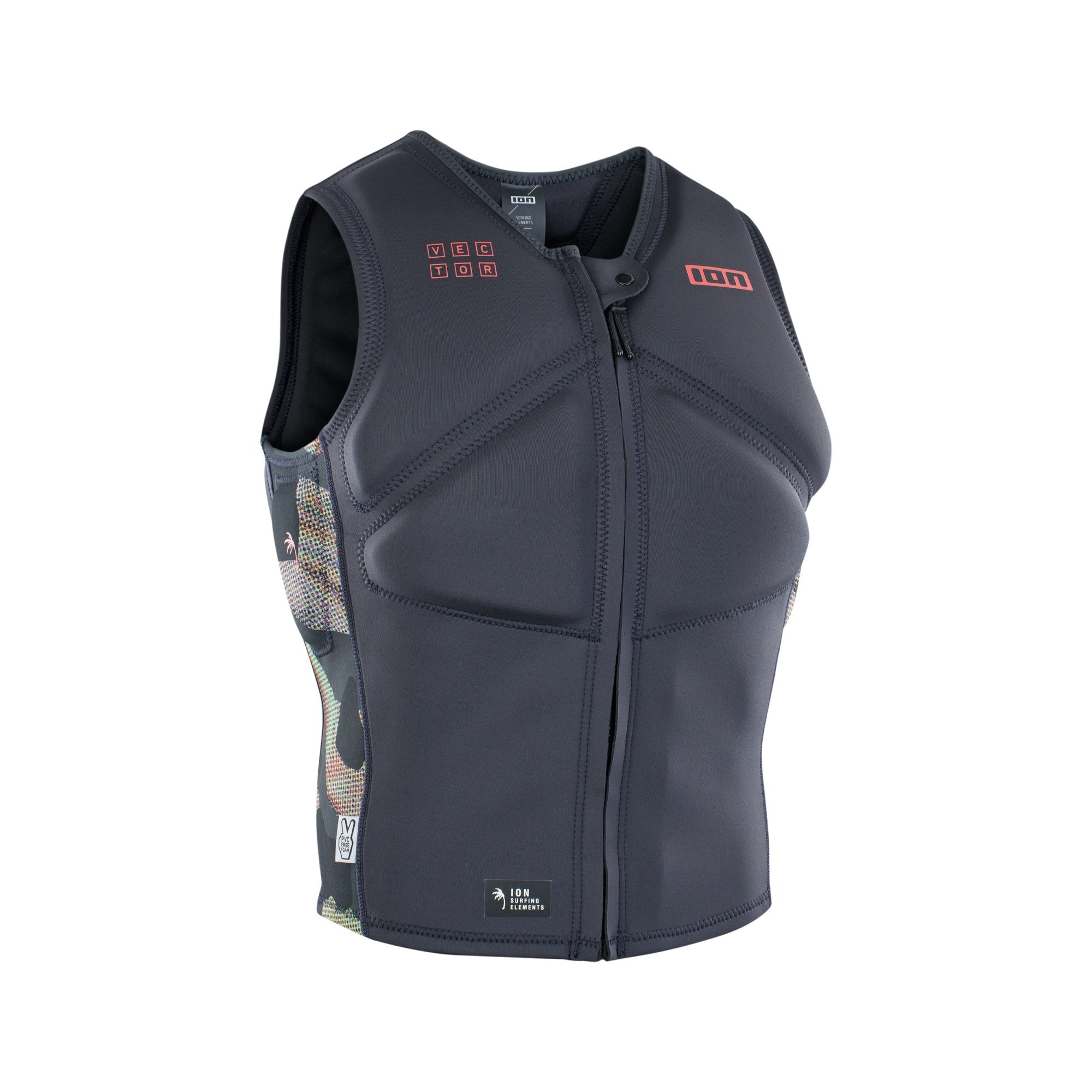 ION Vector Core Impact Vest Front Zip - Half Padded – 109watersports