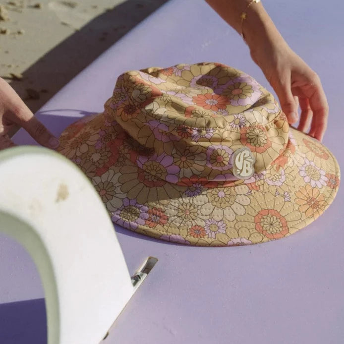 Sunward Bound Surf Hat - Mustard Muse – 109watersports